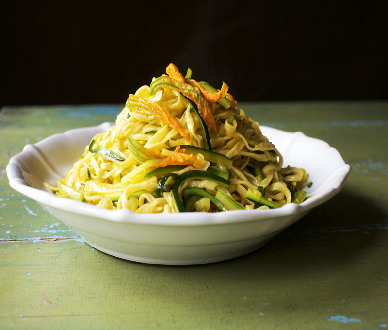 Maccheroni with Zucchini - Lidia