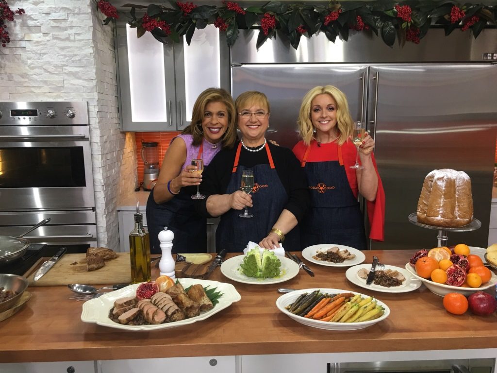 Lidia Makes Pork Tenderloin with Balsamic Onions on the Today Show - Lidia