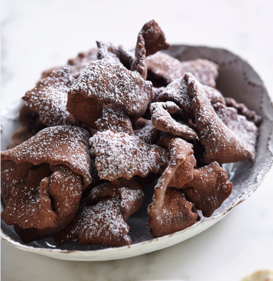 Chocolate Crostoli - Lidia