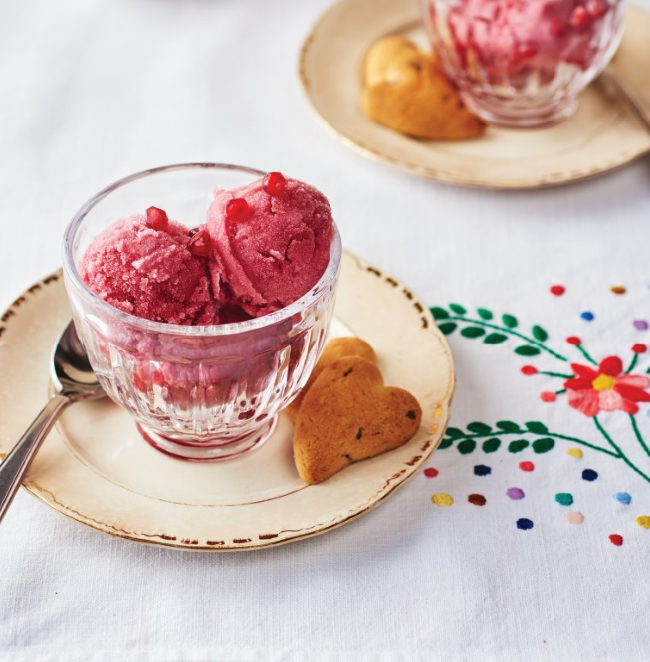 Pomegranate Sorbet - Lidia