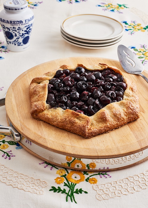 Free-Form Cherry Crostata - Lidia