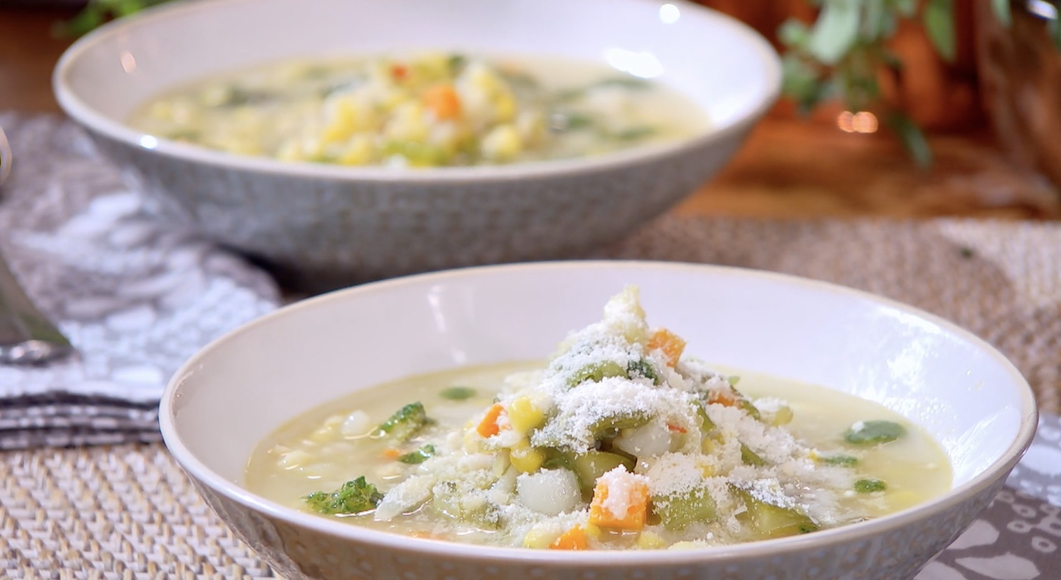 Hearty Minestra with Corn - Lidia