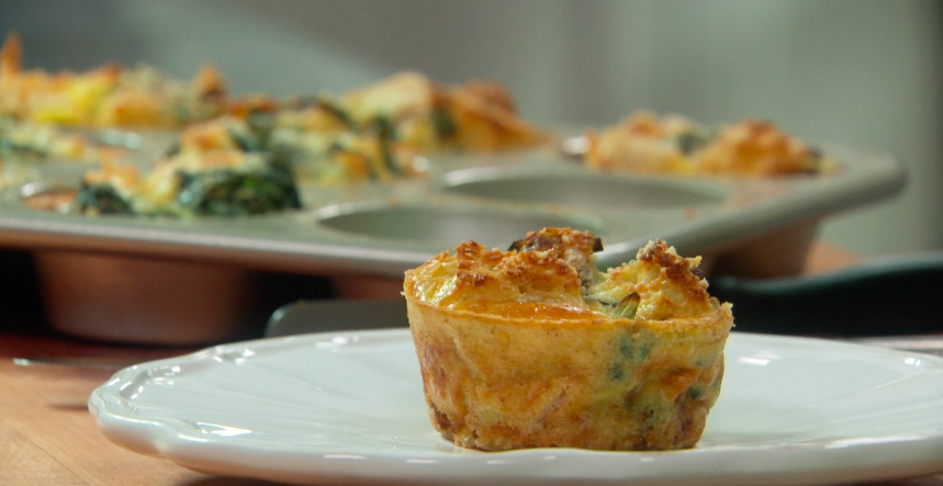 Lettuce and Bread Quiches - Lidia