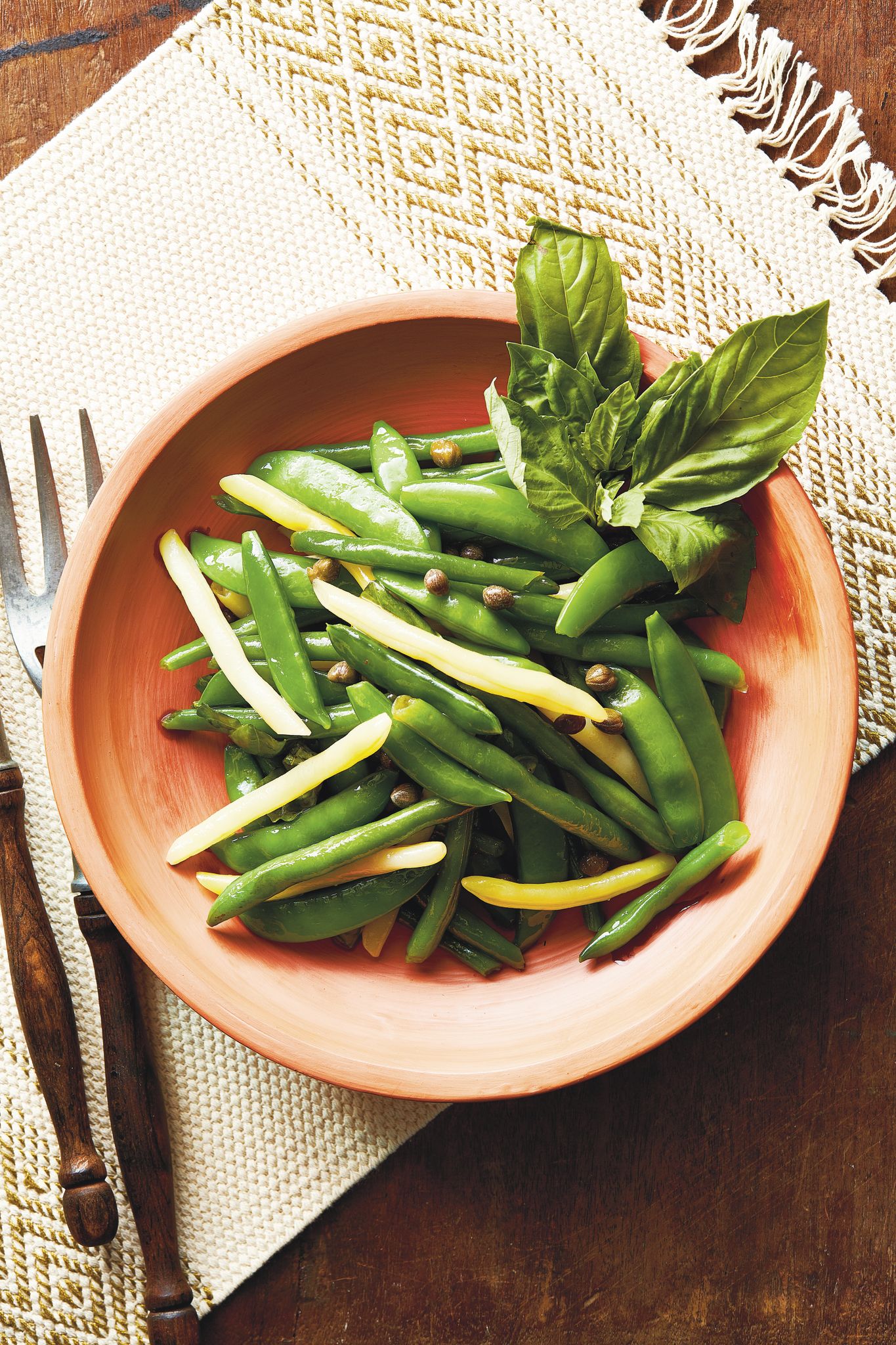 Mixed Bean, Caper, and Basil Salad - Lidia
