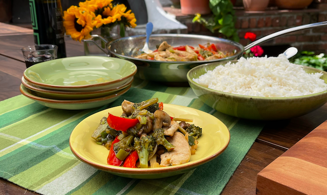 Balsamic Chicken Stir-Fry - Lidia