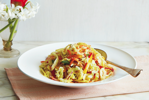 Savoy Cabbage and Bell Pepper Slaw - Lidia