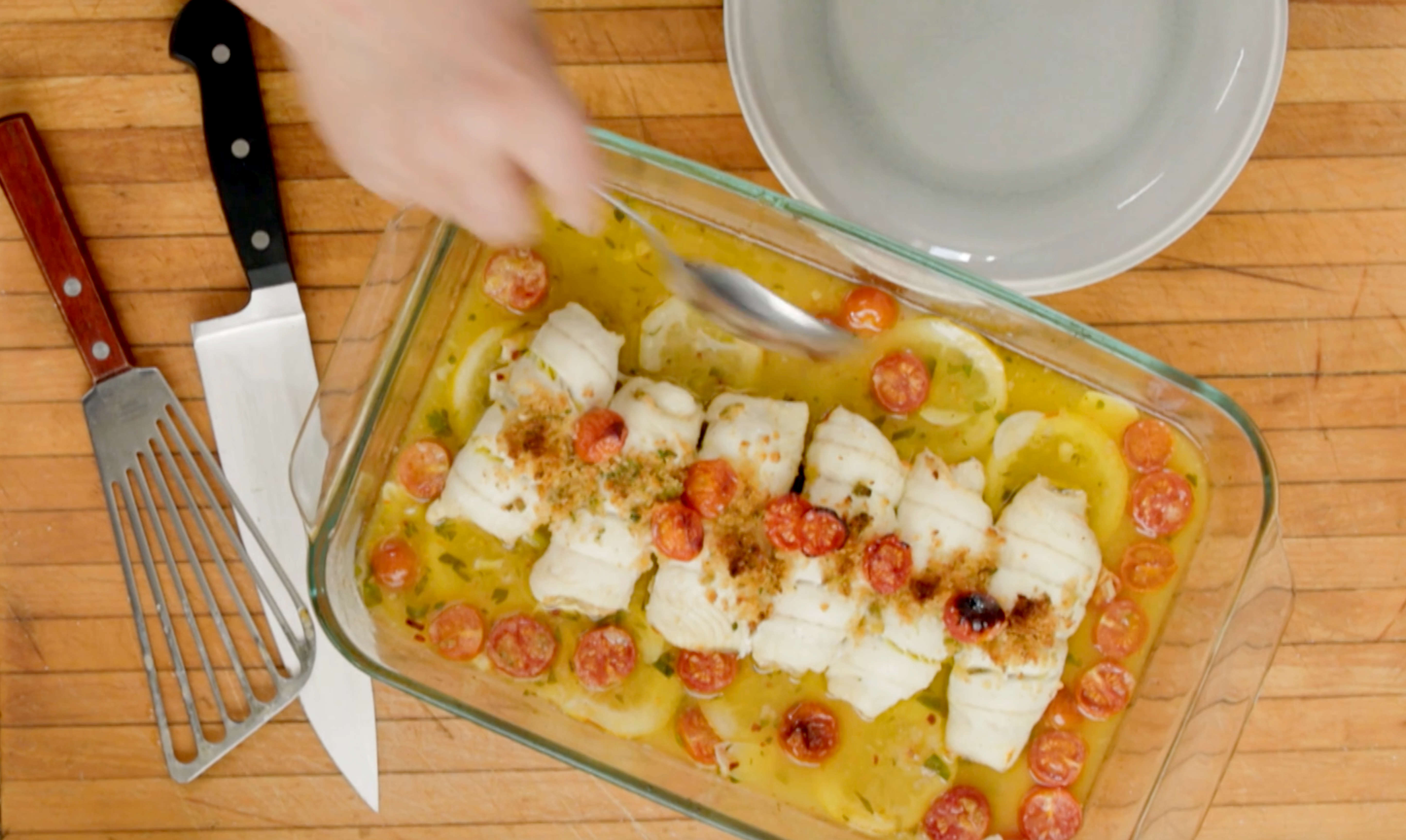 Rollatini of Sole with Cherry Tomatoes - Lidia