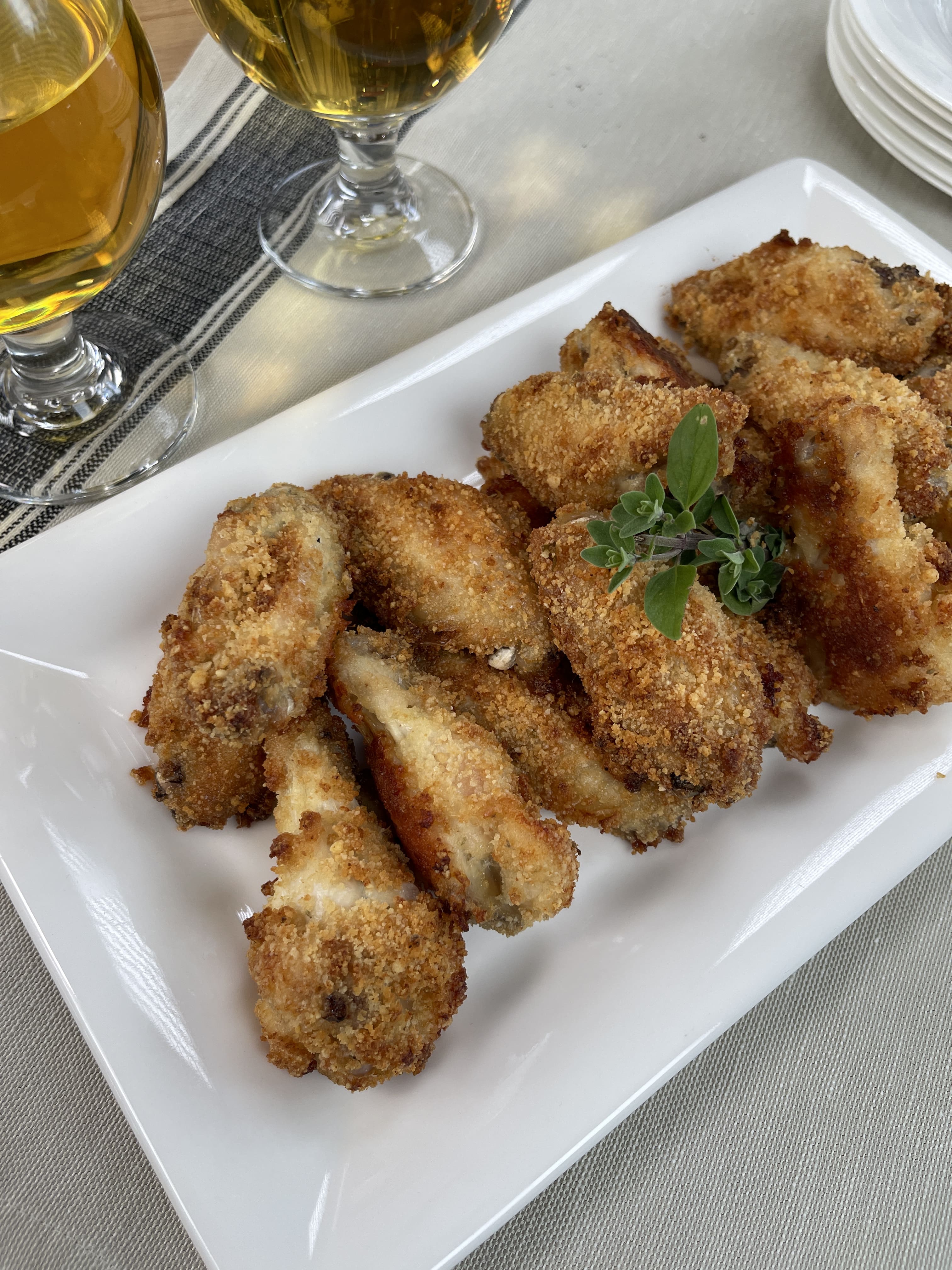Cheesy Baked Chicken Wings - Lidia