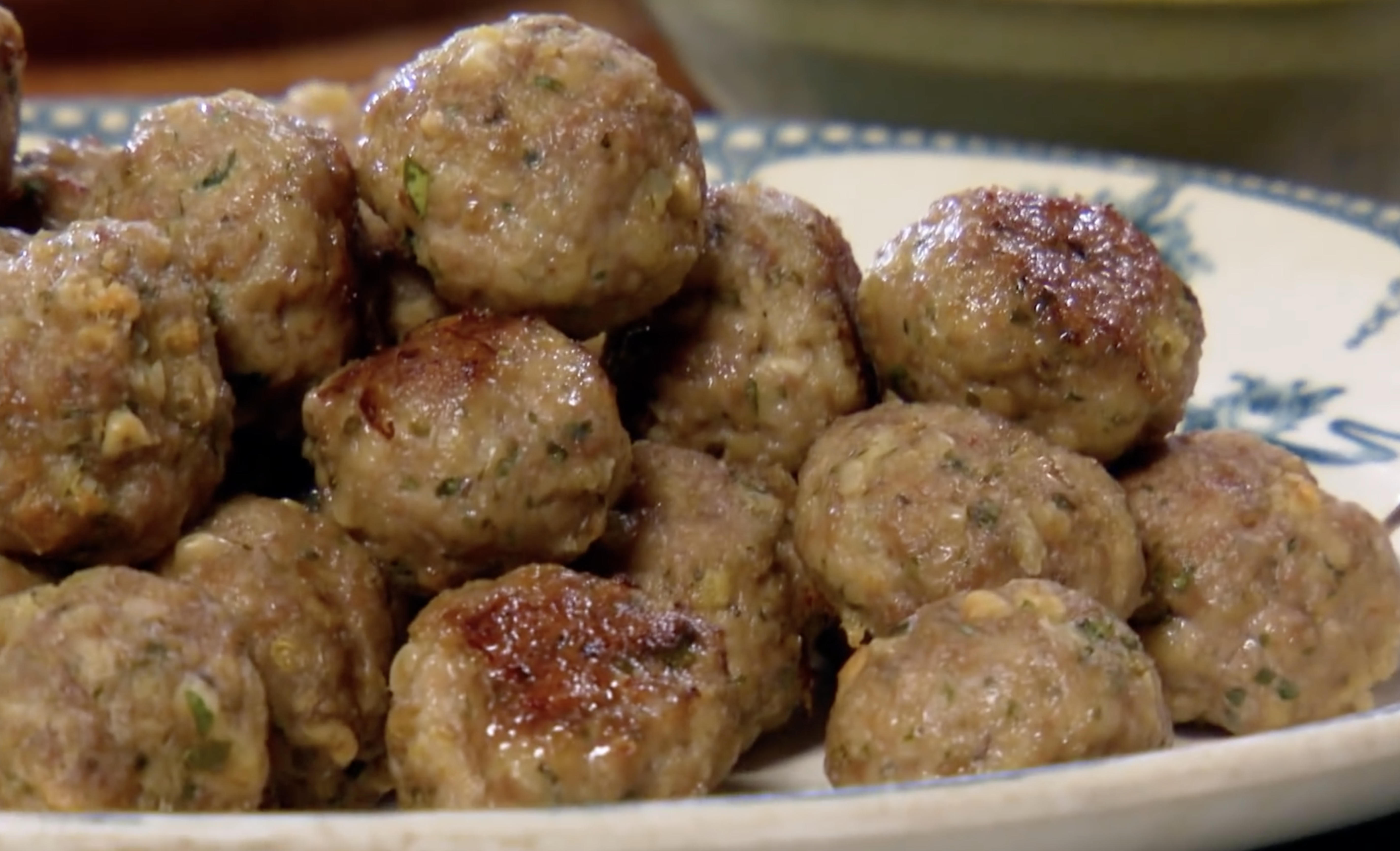 Lamb Meatballs with Lemon Sauce - Lidia