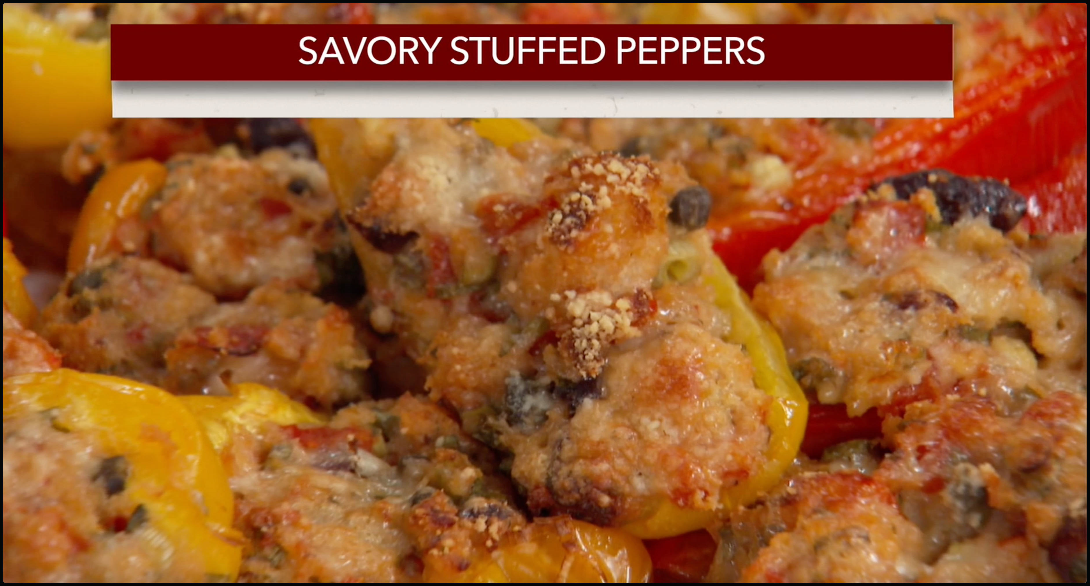SAVORY STUFFED PEPPERS - Lidia